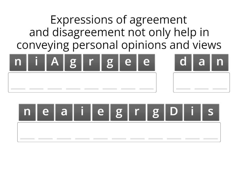 Quizz II English II - Anagram