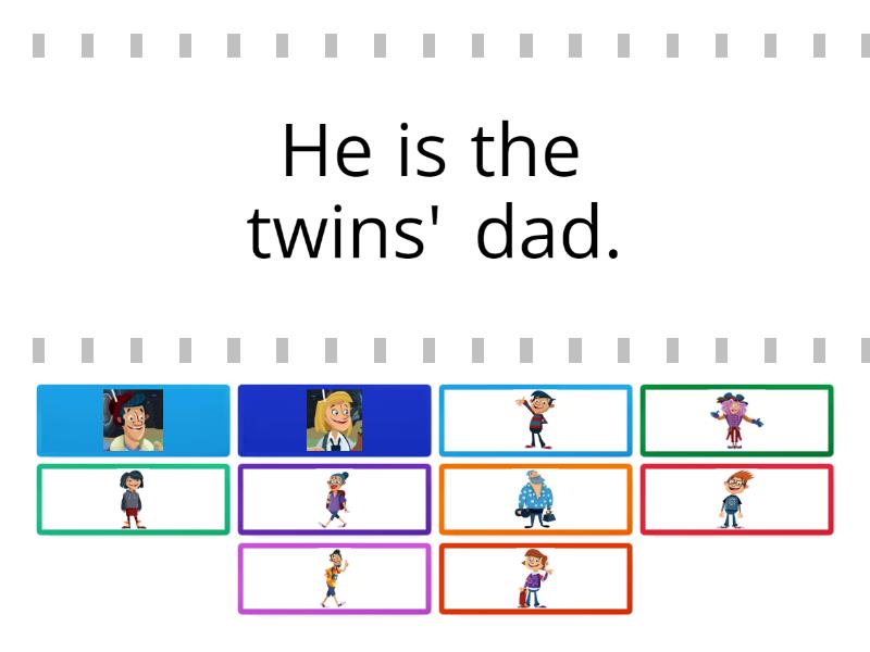 Meet the Characters Power Up Level 3 - Find the match