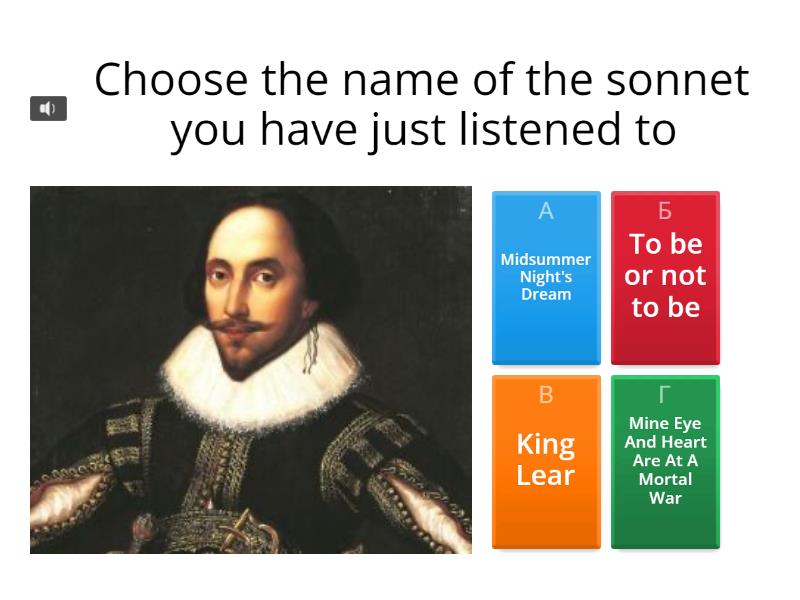 William Shakespeare - Quiz