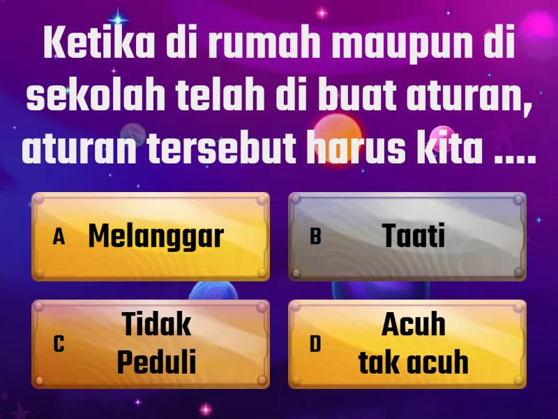 ATURAN DAN NORMA - Quiz