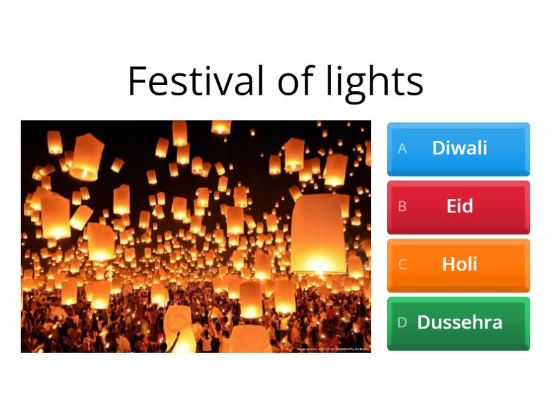 Facts about festivals - Quiz