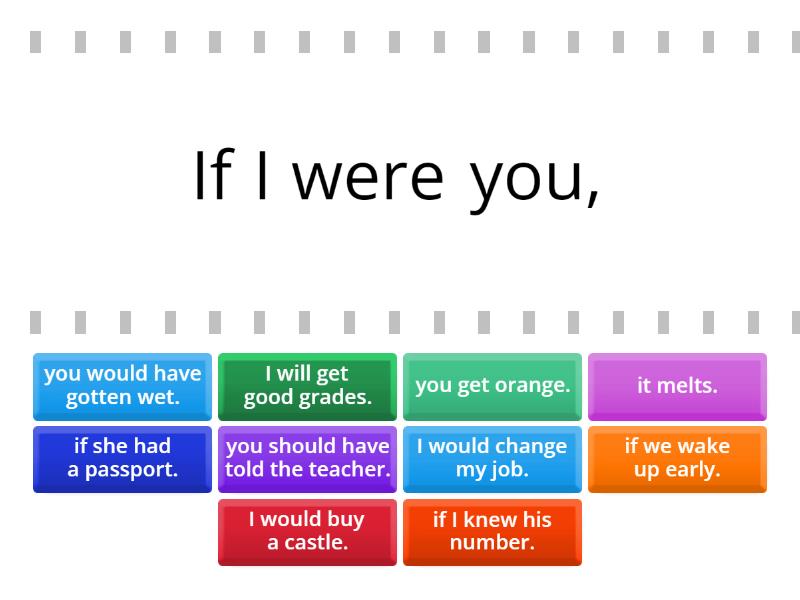 conditionals - Find the match