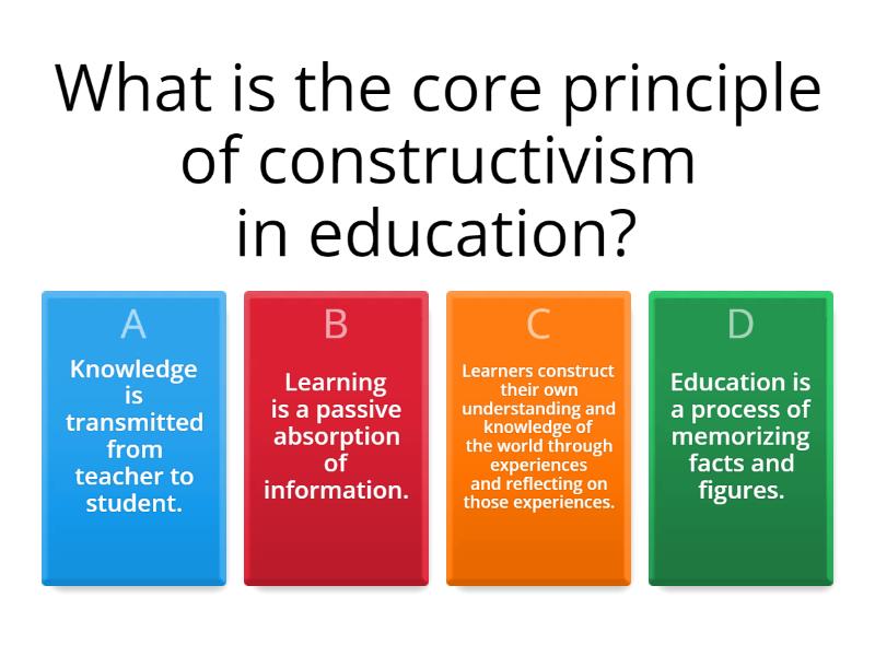 Constructivism - Quiz