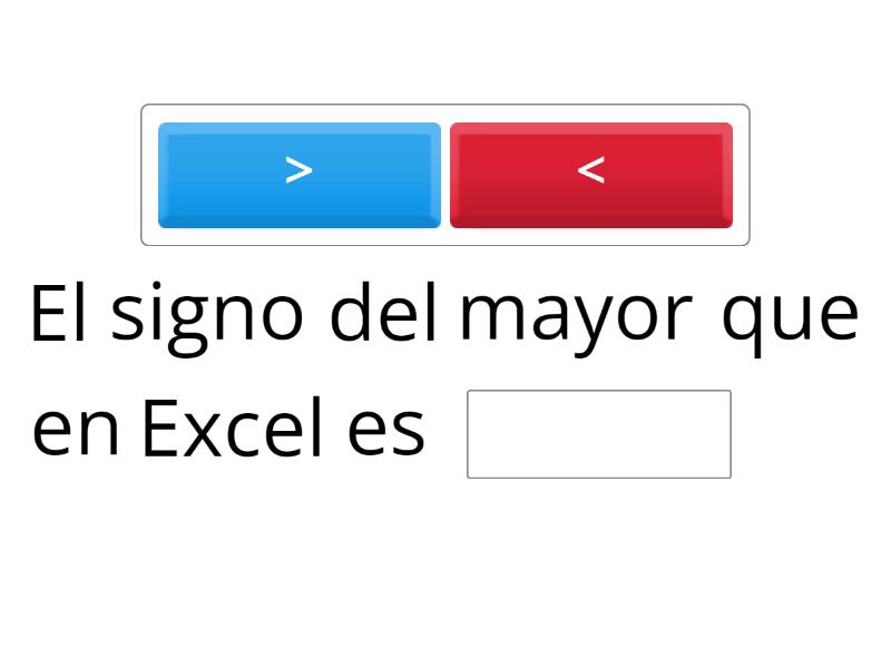 Signos de comparación - Complete the sentence