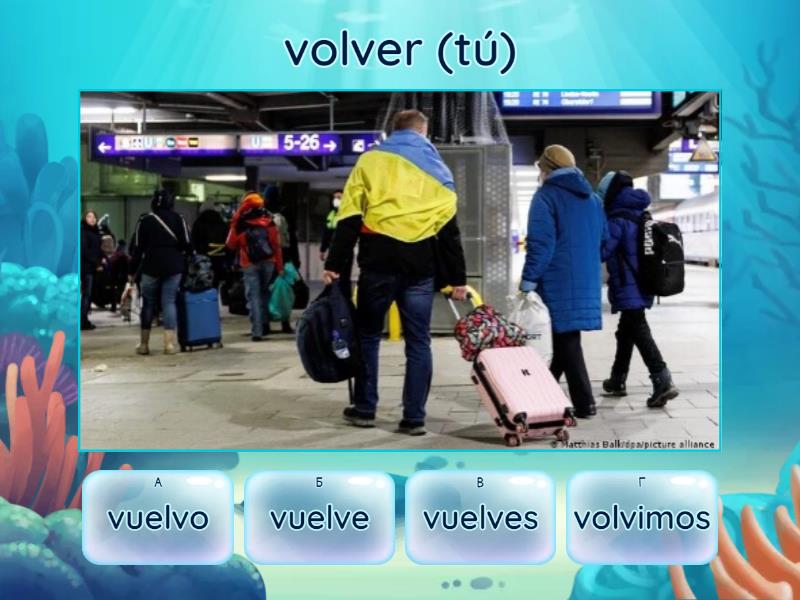 Presente de indicativo verbos irregulares ("o" en "ue"/"e" en "i") - Test