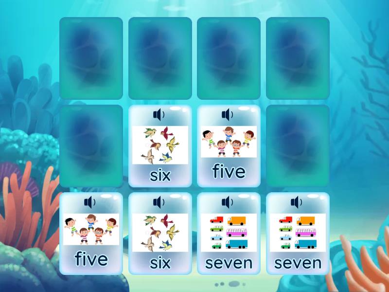 Numbers 5 to 10 - Matching pairs