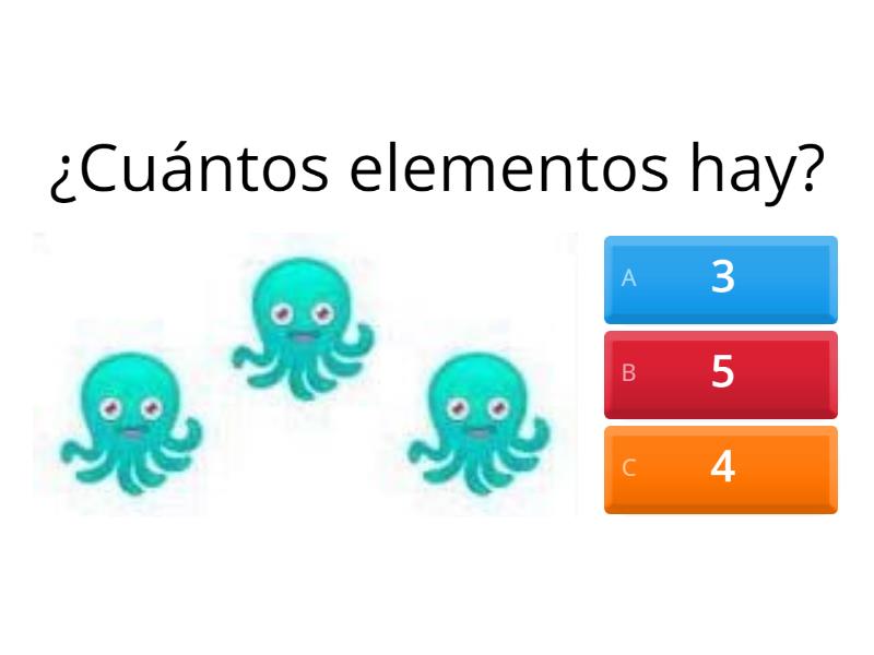 Contamos elementos - Quiz