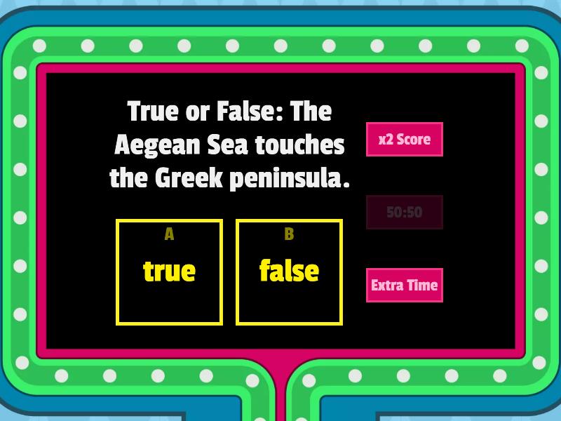 Ancient Greece - Gameshow quiz