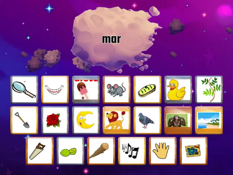 VOCABULARIO LETRA R, P, N - Find the match