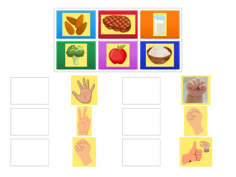 My plate matching - Match up