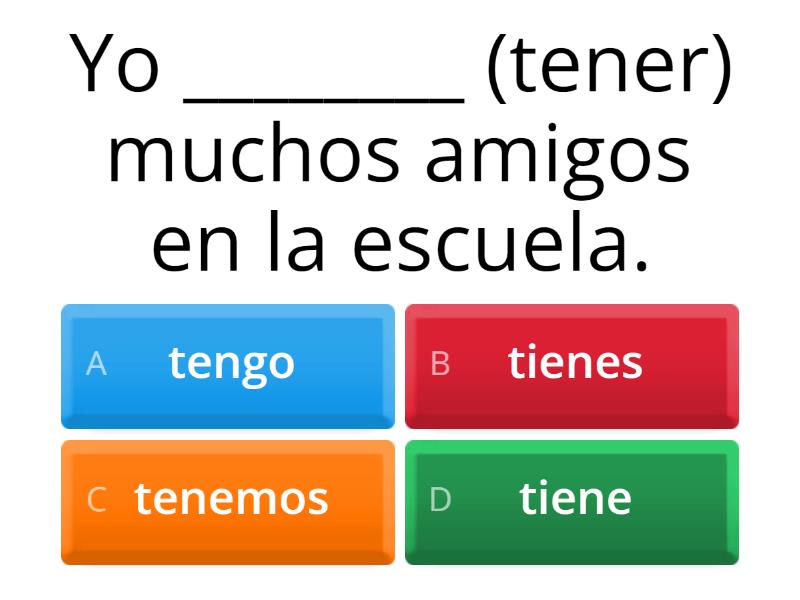 Tener Expressions, Tener/Venir y Los Verbos Irregulares (dishes) - Quiz
