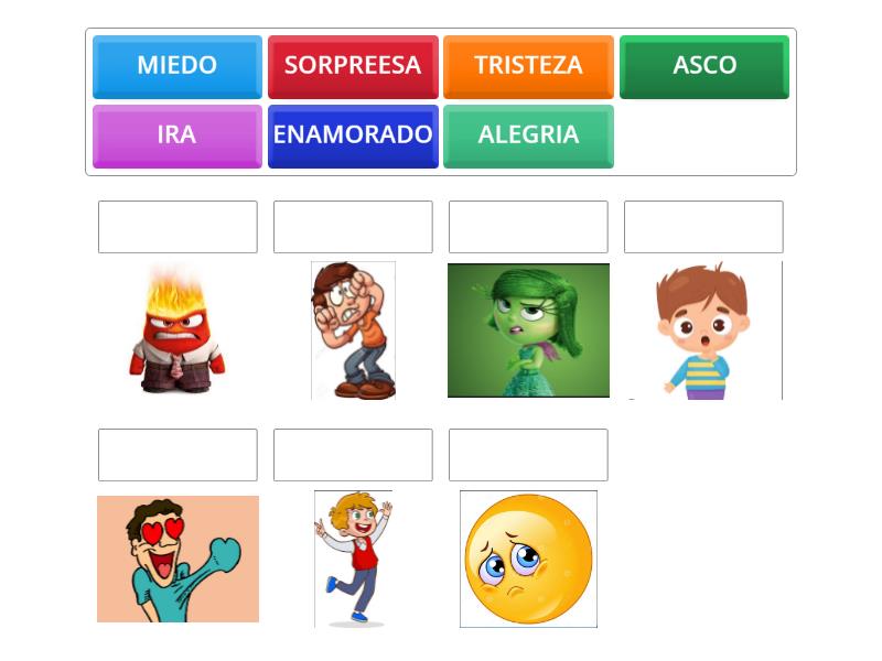 ACTIVIDAD 1. ¿QUE EMOCION SOY? - Match up