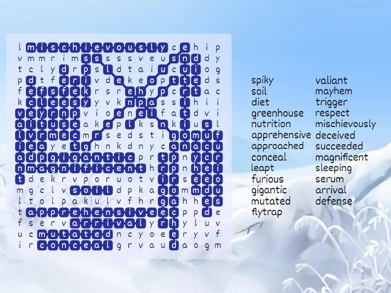 G4 Word Search (St. Pius) - Wordsearch