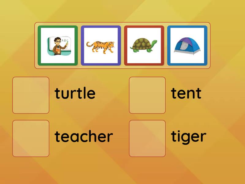 Oxford Phonics Letter Tt - Match up