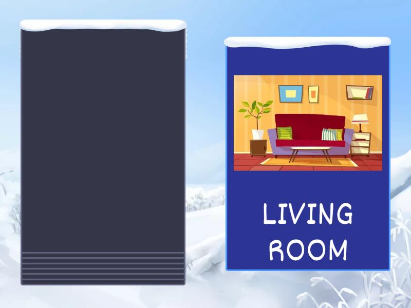 PARTS OF THE HOUSE - Speaking cards