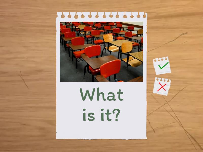 classroom - Flash cards