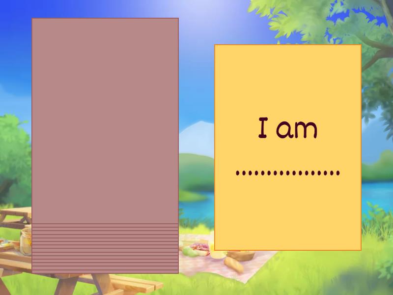 Verb to be - Speaking cards