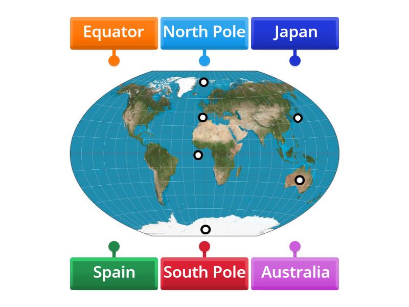 Label the Map - Labelled diagram