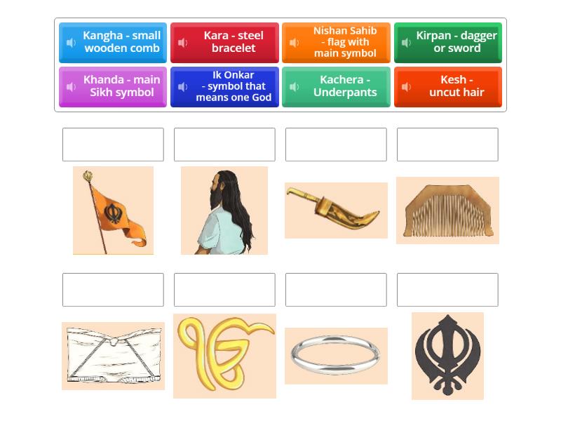Sikhism Symbols - Match up