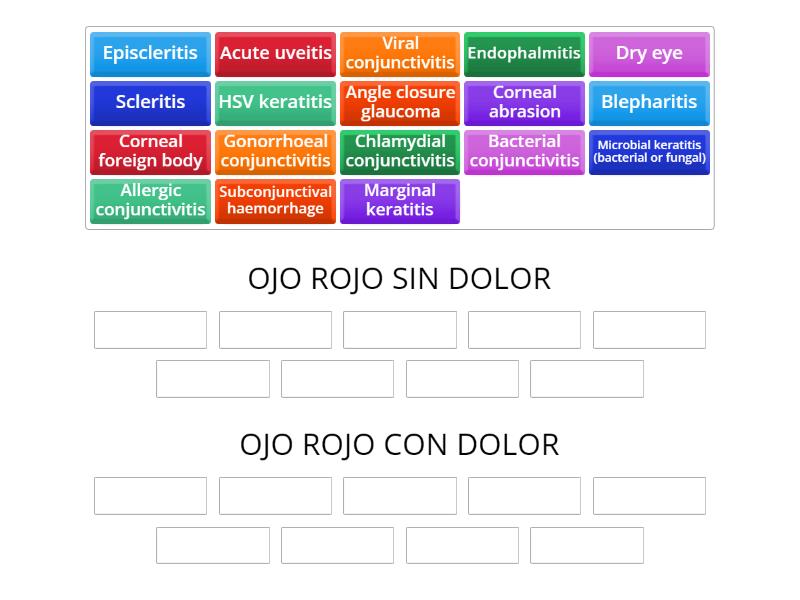 RED EYE - Group sort