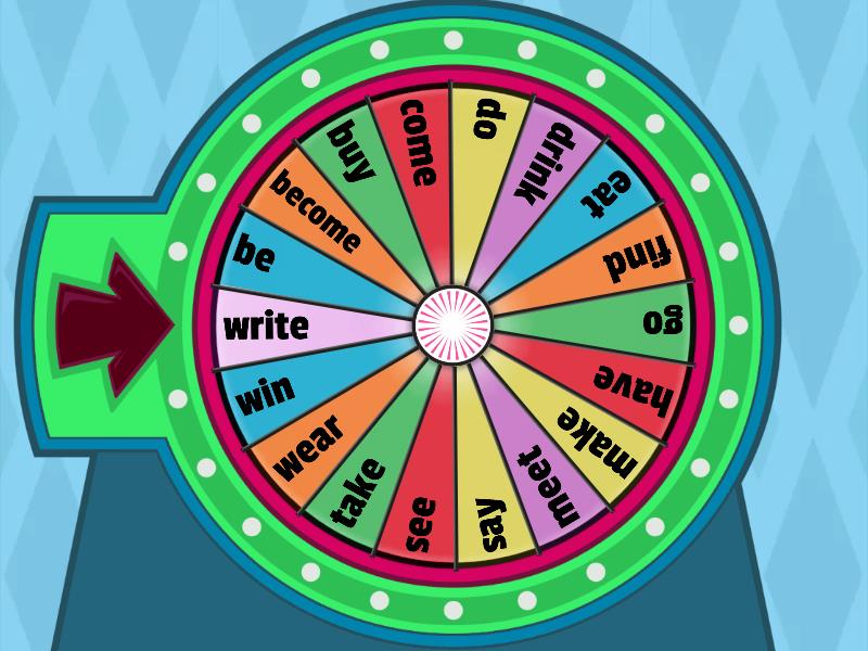 IRREGULAR VERBS - Spin the wheel