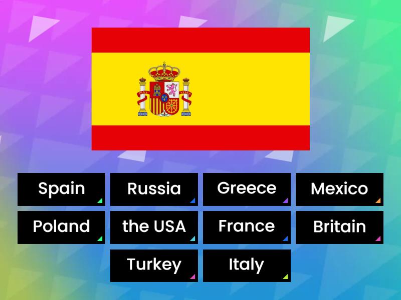 Welcome 2 Unit 1 lesson 1 (flags) - Find the match