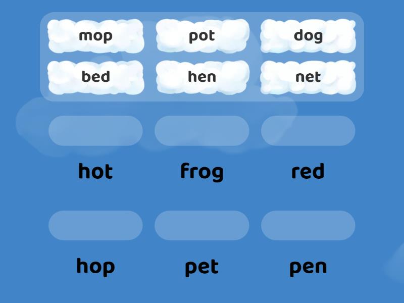 Phonics matching OIC1 unit 7 - Match up