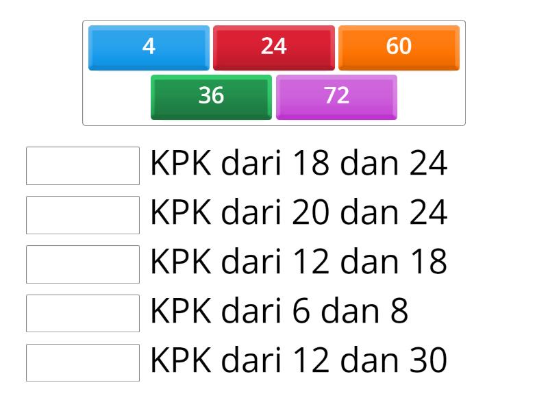 KPK dari .... - Match up