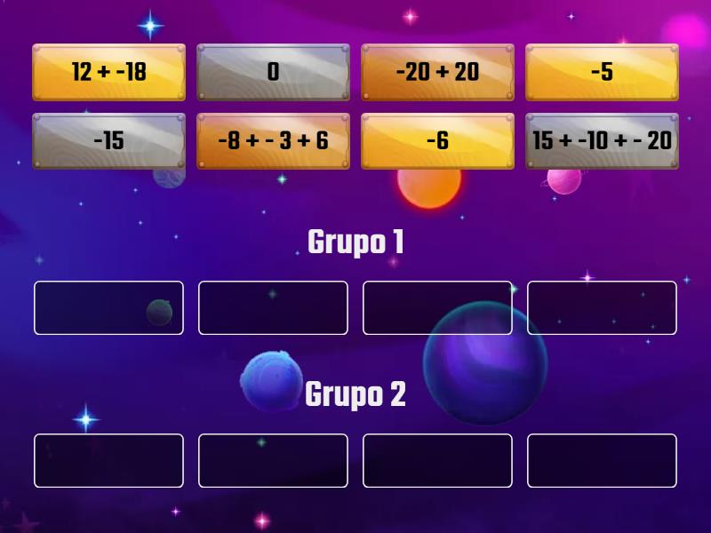 números enteros - Group sort