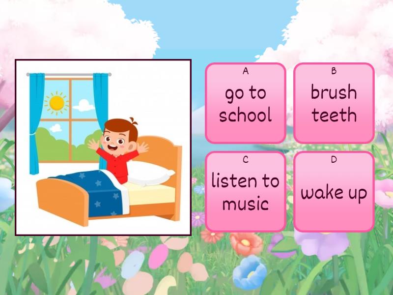 Daily routines- TEST - Quiz