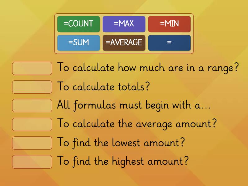 Spreadsheet Formula - Match up