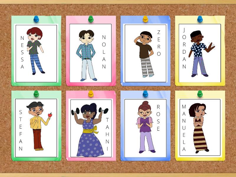 Gess who - clothing (Source: learningwithmegan) - Fichas giratorias