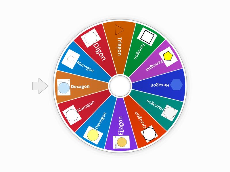 Dozenal Shapes - Spin the wheel