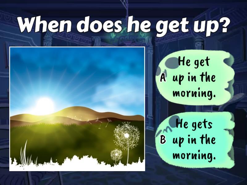 When does he go to school? - Quiz