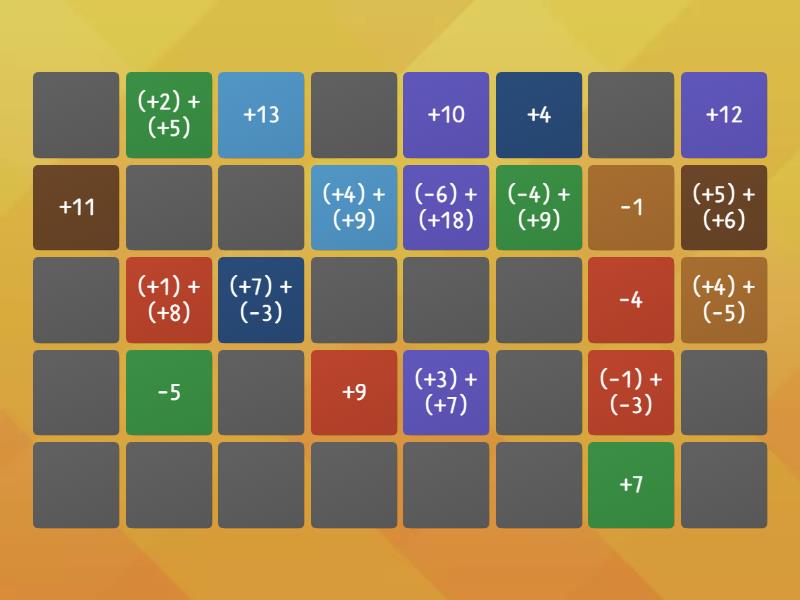 Atividade de Matemática - 4º Termo C - Matching pairs