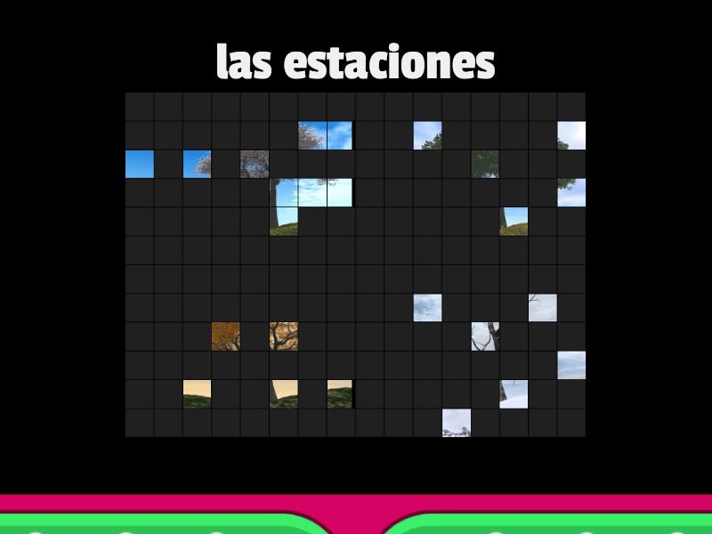 La Ropa y Las Estaciones - Image quiz