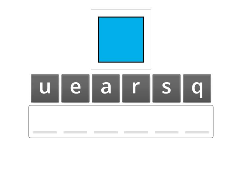 Shapes - Anagram