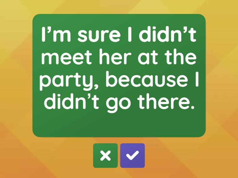 Modal Verbs deduction - Flash cards