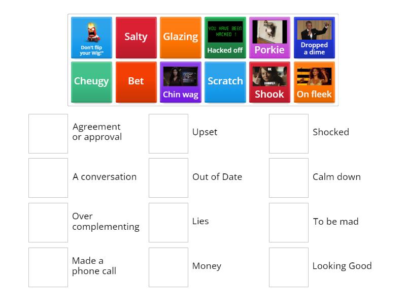 Generational Slang - Match up