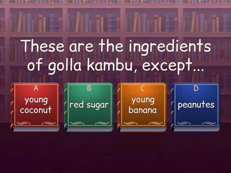 Chose the correct answer - Quiz