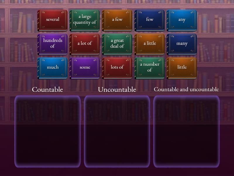 Determiners and quantifiers B2+ - Group sort