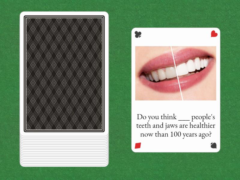 Articles questions dent - Speaking cards
