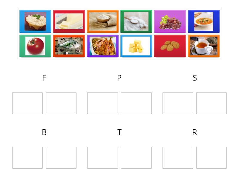 Aliments - son initial - Group sort