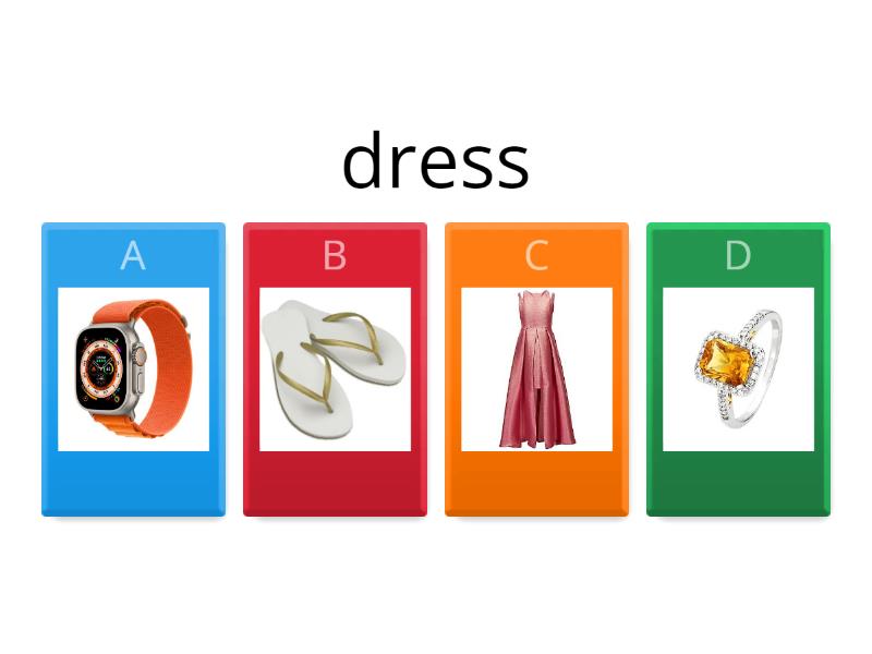 Clothes vocabulary - Quiz