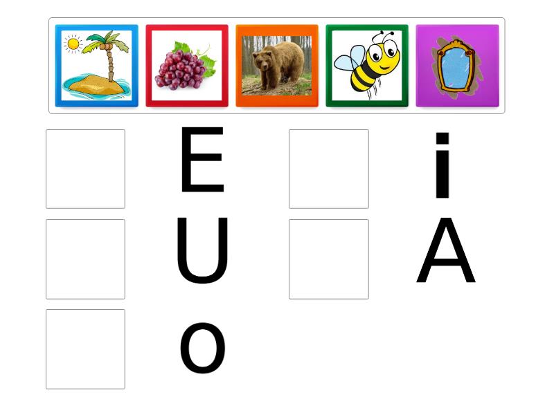 UNO CON LA VOCAL (A.E.I.O.U) - Match up