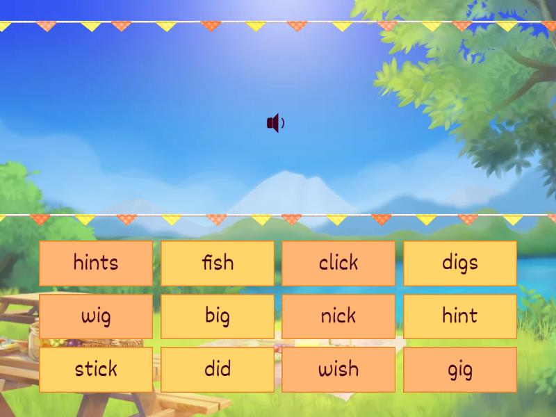 Ii phonics part 3 - Find the match