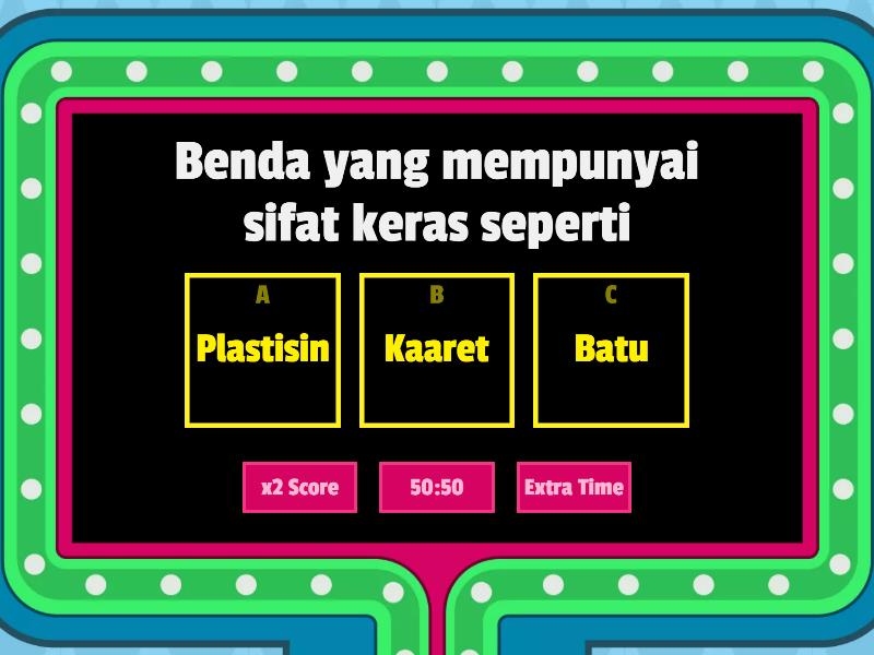 Ciri-ciri Benda Padat - Gameshow quiz Ciri-ciri Benda Padat - Gameshow quiz