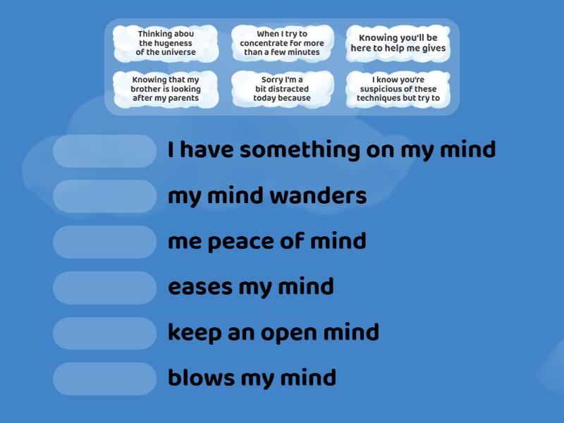 C1.4 GE MIND EXPRESSIONS - Match up