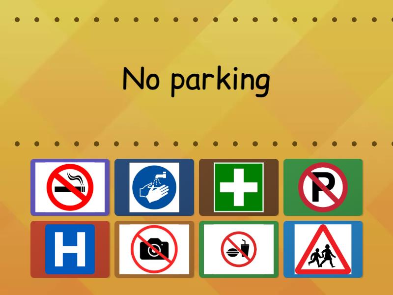 PE Step 4 Reading - signs and symbols - Find the match