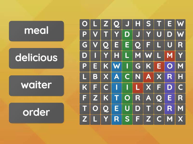 7th grade --U13-find the word - Wordsearch